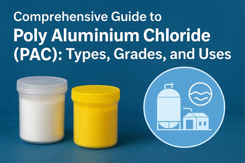 Poly Aluminium Chloride (PAC) types, grades, and uses